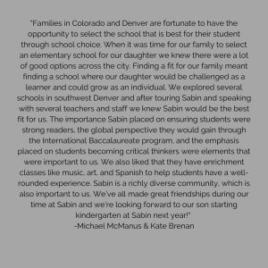 Sabin World Elementary School